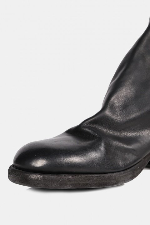 GUIDI788Z BACK ZIP MID BOOTS HORSE FULL GRAIN - IMMENSE.TW